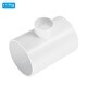 3" x 1 1/4" 3 Way Tee Pipe Fittings UPVC, Joint Coupling Pipe Adapter, White - Bed Bath & Beyond ...